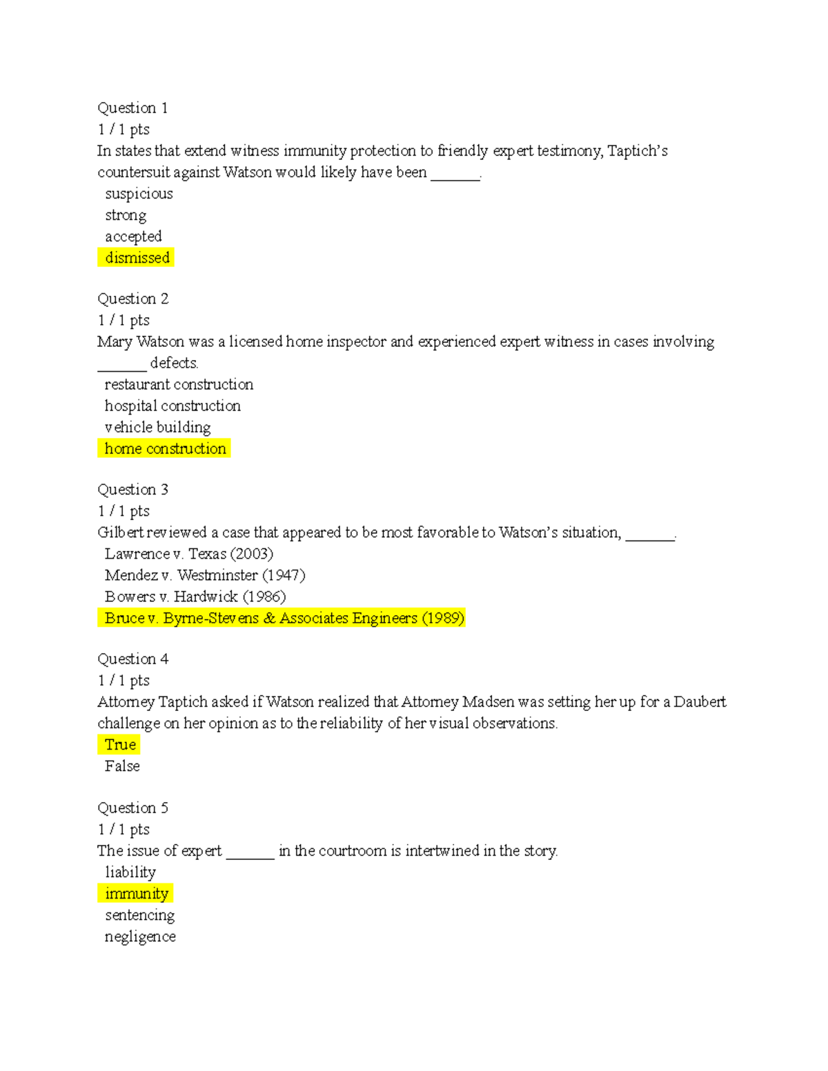 CJUS 369 Quiz 9 Ch 9 Attempt 3 - Question 1 1 / 1 pts In states that ...