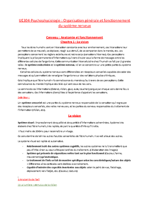 CM de neurosciences 1 - Léa Guedj - Warning: TT: undefined function: 32 CM de neurosciences 1 ...