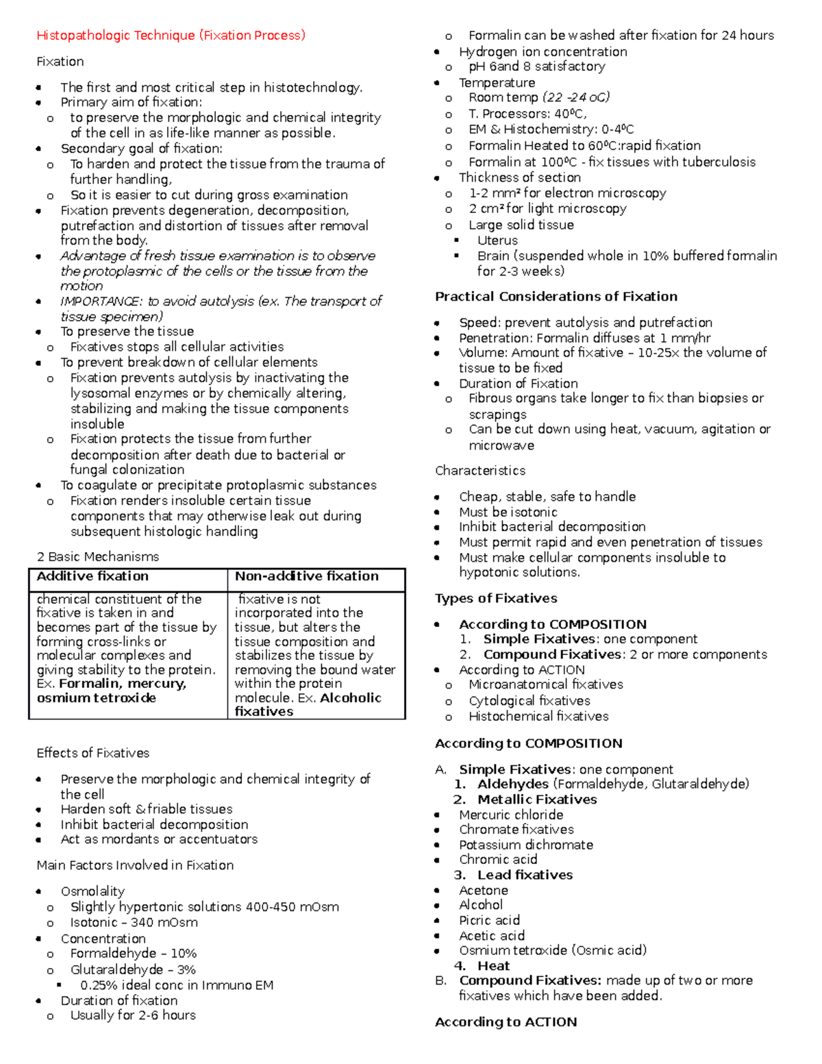 Leture Notes on Histopathologic Technique - Histopathologic Technique ...