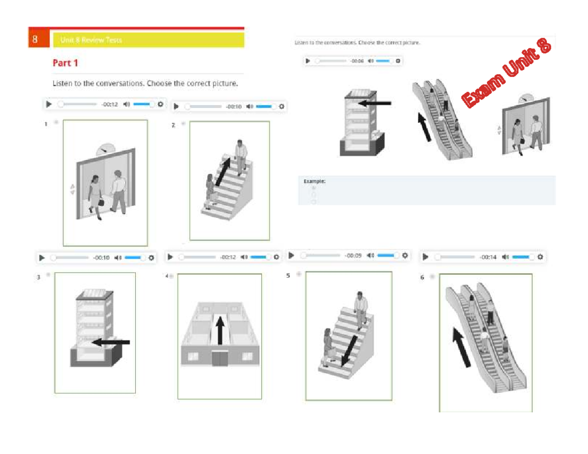 Level 5 Unit 8 General Test - 8 Unit 3 Review Tests Listen m the ...