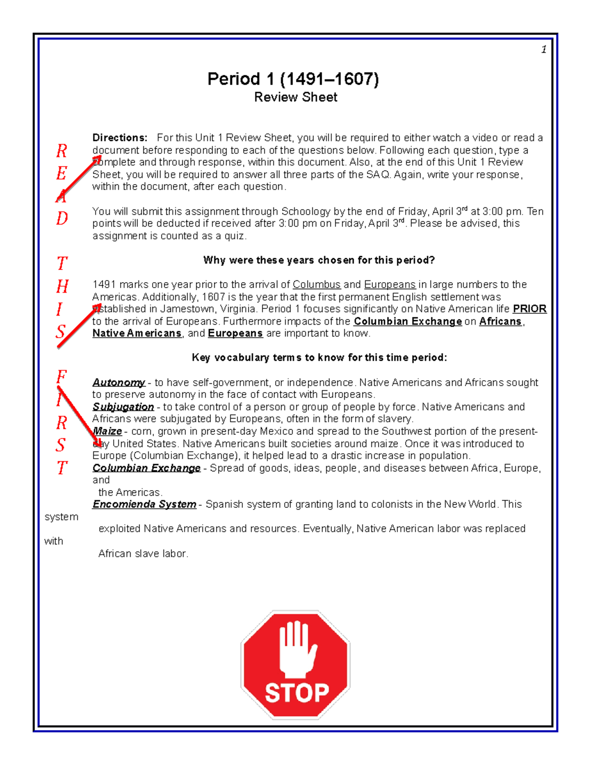Period-1-1491-1607-Review-Sheet- 4 copy 1 2 - Period 1 (1491–1607 ...
