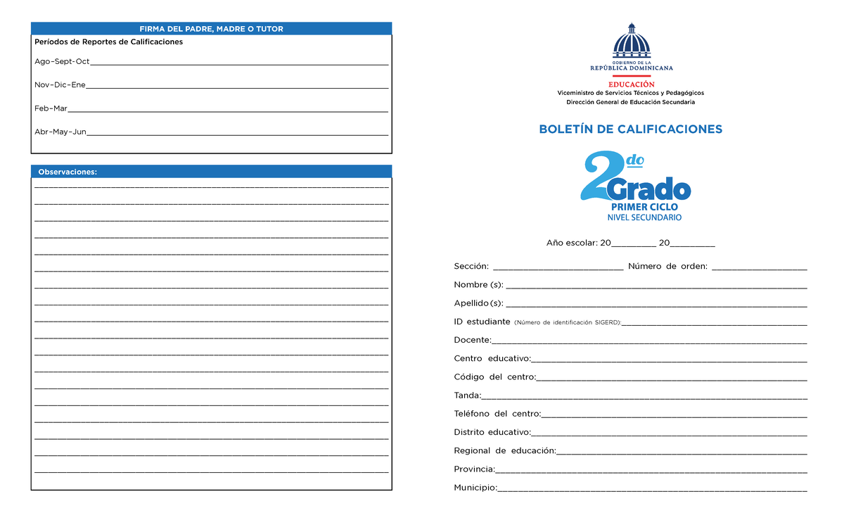 Boletin-de-calificaciones-2do-grado-NS 110723 - Viceministro de ...