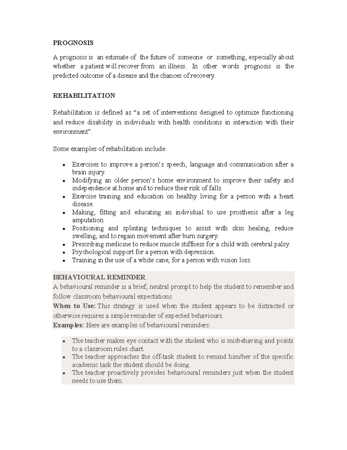 Prognosis - It is based on the psychology in education - PROGNOSIS A ...