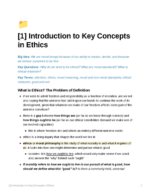 Week 1 Module Ethics - PRELIMINARY ACTIVITY: Activity 1: My Ethics ...