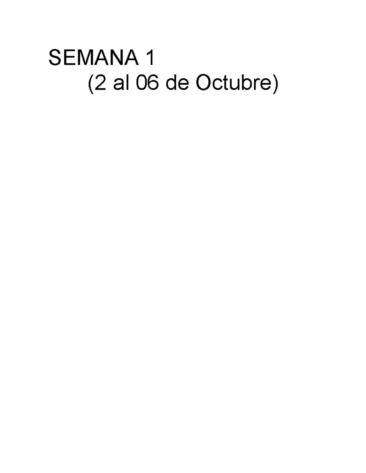 Planeacion Primaria 3RO Y 4 TO Octubre Semana 1 - SEMANA 1 (2 al 06 de ...