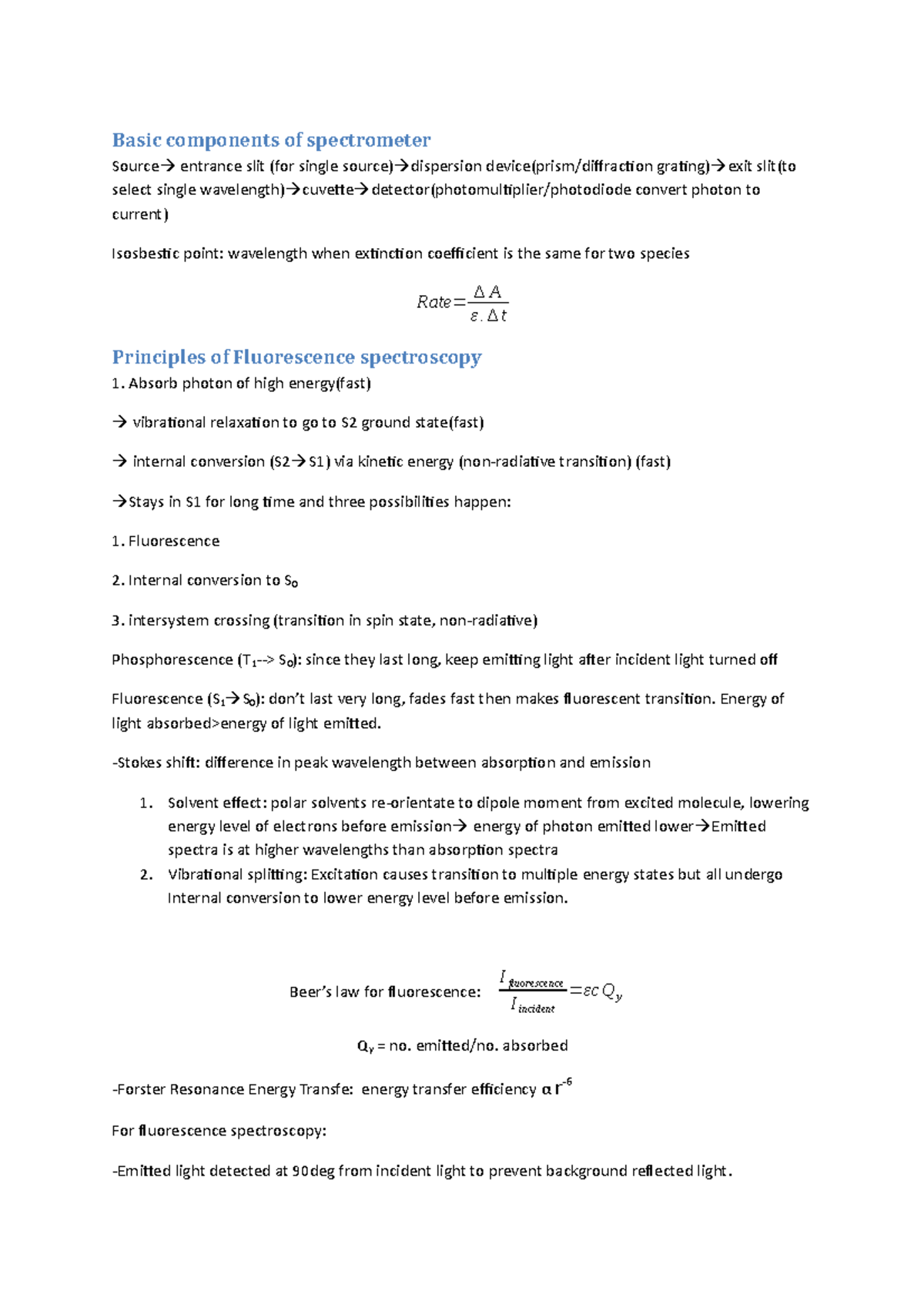 Basic components of spectrometer - Basic components of spectrometer ...