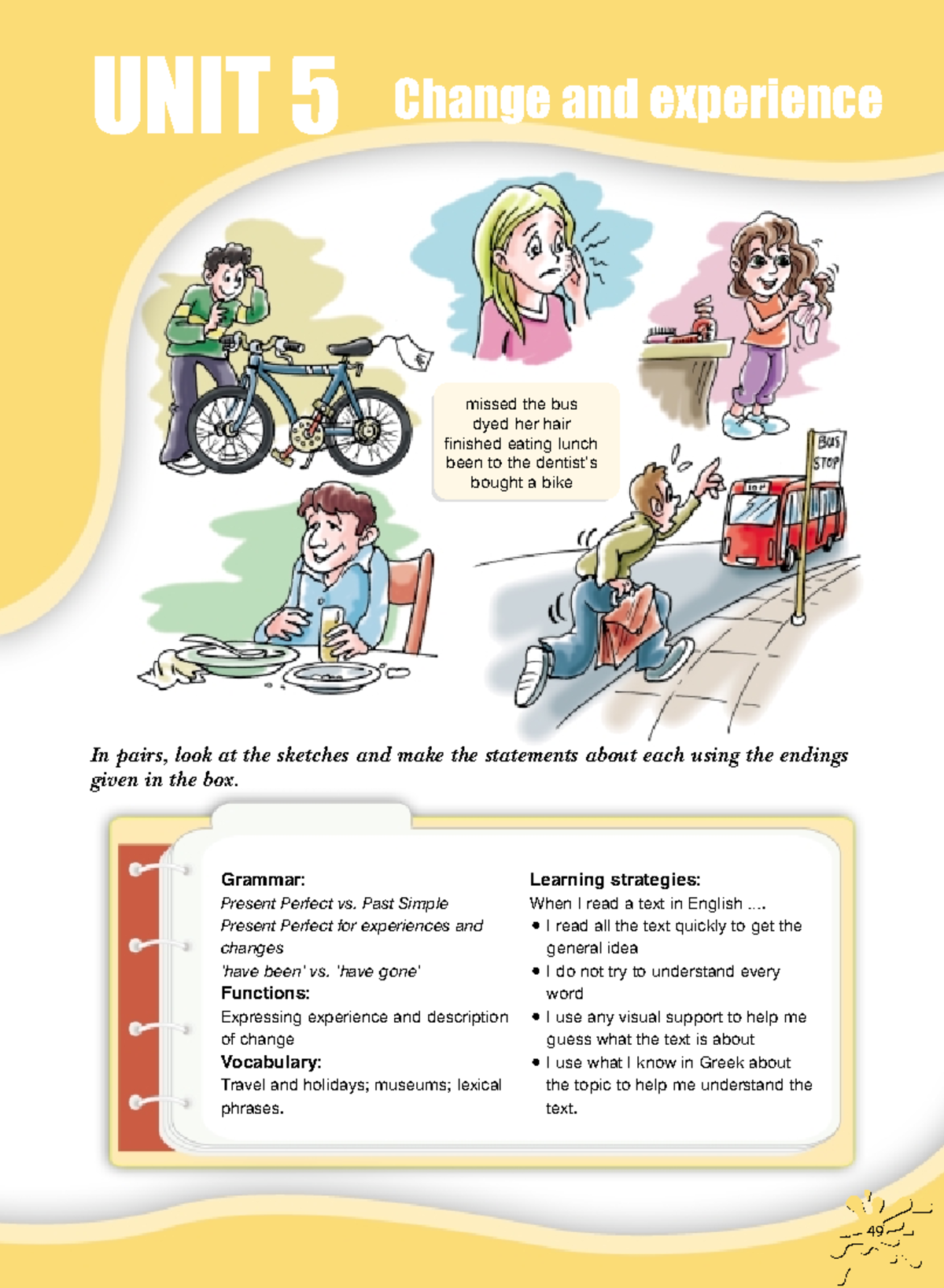 Change and experience - ingles - Unit 5 49 Change and experience ...