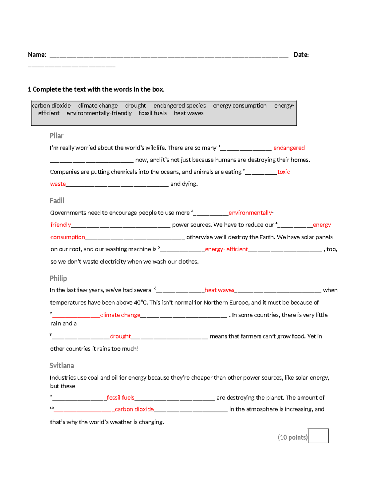 U5-V-Am Personal Best B2 Unit 5 Vocab - Name: - Studocu