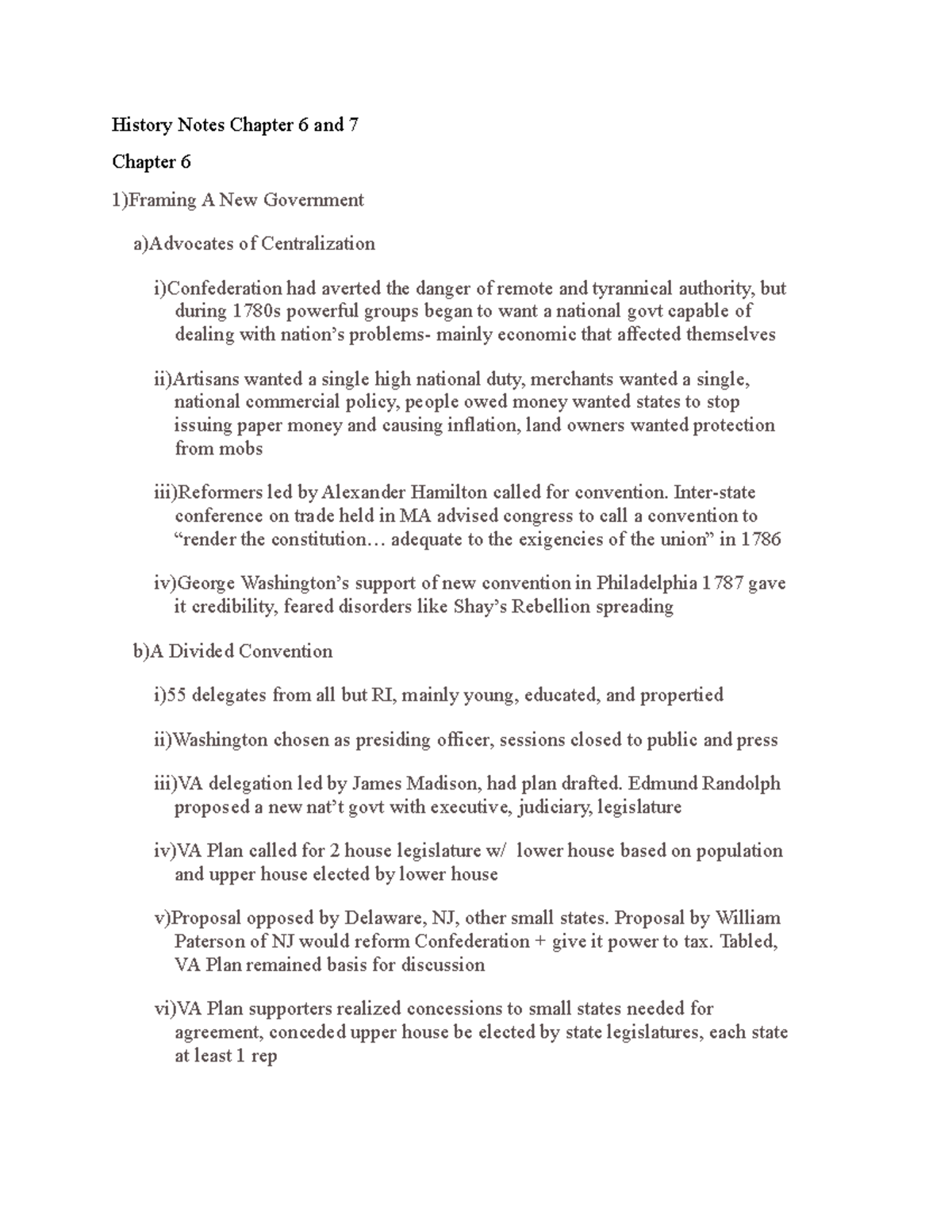 History Notes Chapter 6 and 7 - History Notes Chapter 6 and 7 Chapter 6 ...