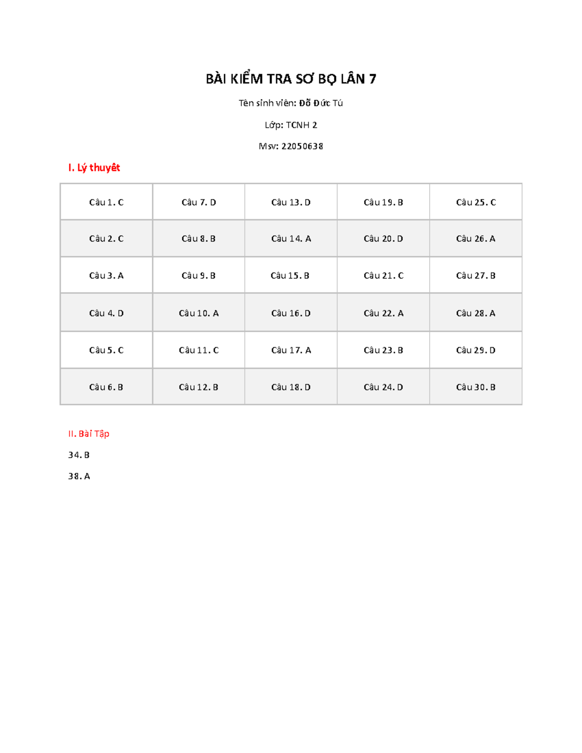 Giai bai tap kinh te vi mo chuong I - kinh tế vi mô - BÀI KI M TRA SỂ Ơ B ỘLẦẦN 7 Tên sinh viên ...