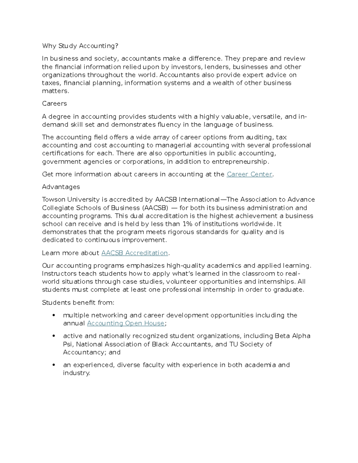 Why Study Accounting - notes - Why Study Accounting? In business and ...