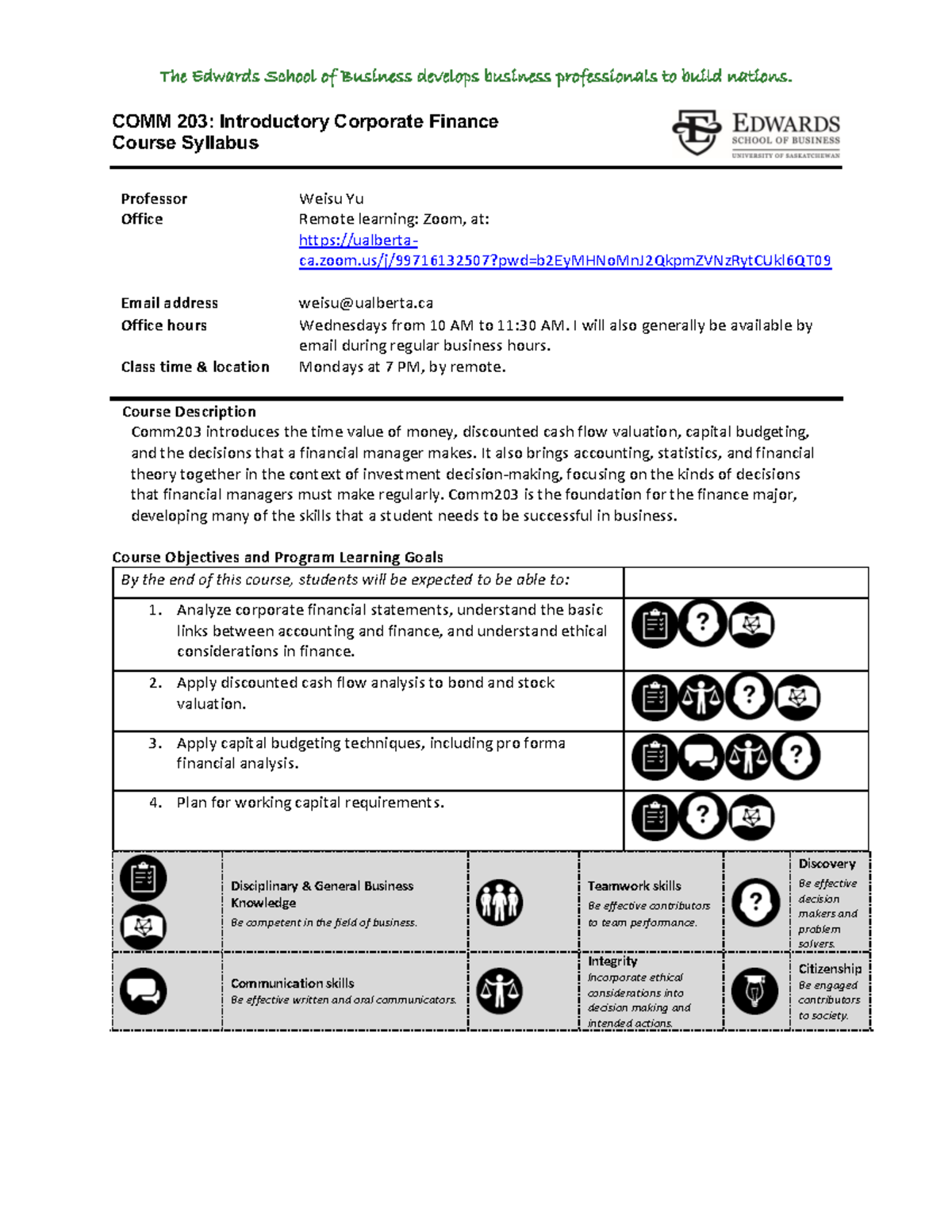 Comm203 September 2021 Course Syllabus - Comm 203.3 - U of S - Studocu