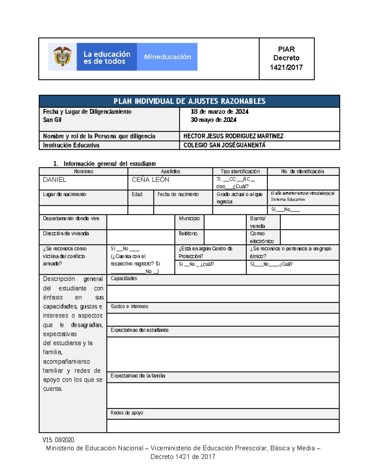 Formato PIAR..P1 Y P2.. Daniel CEÑA P1..9-2 2024(Todas las áreas)asd ...