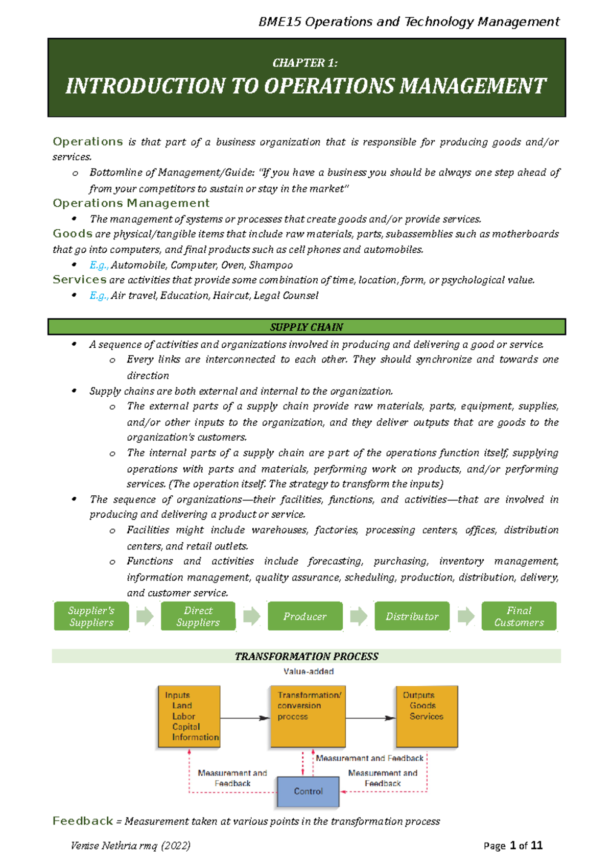C1 - lecture notes to help you ace you test. It has terms, definitions ...