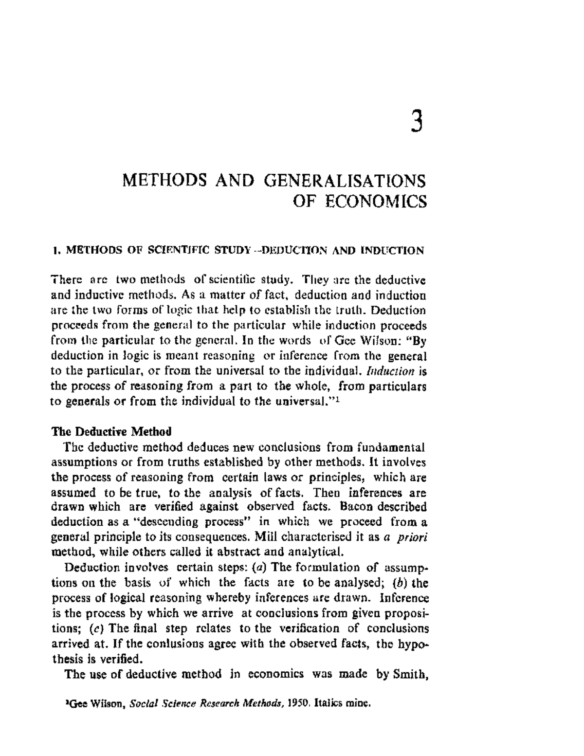 Generalisation of economics(micro economic theory) - Micro Economics I ...