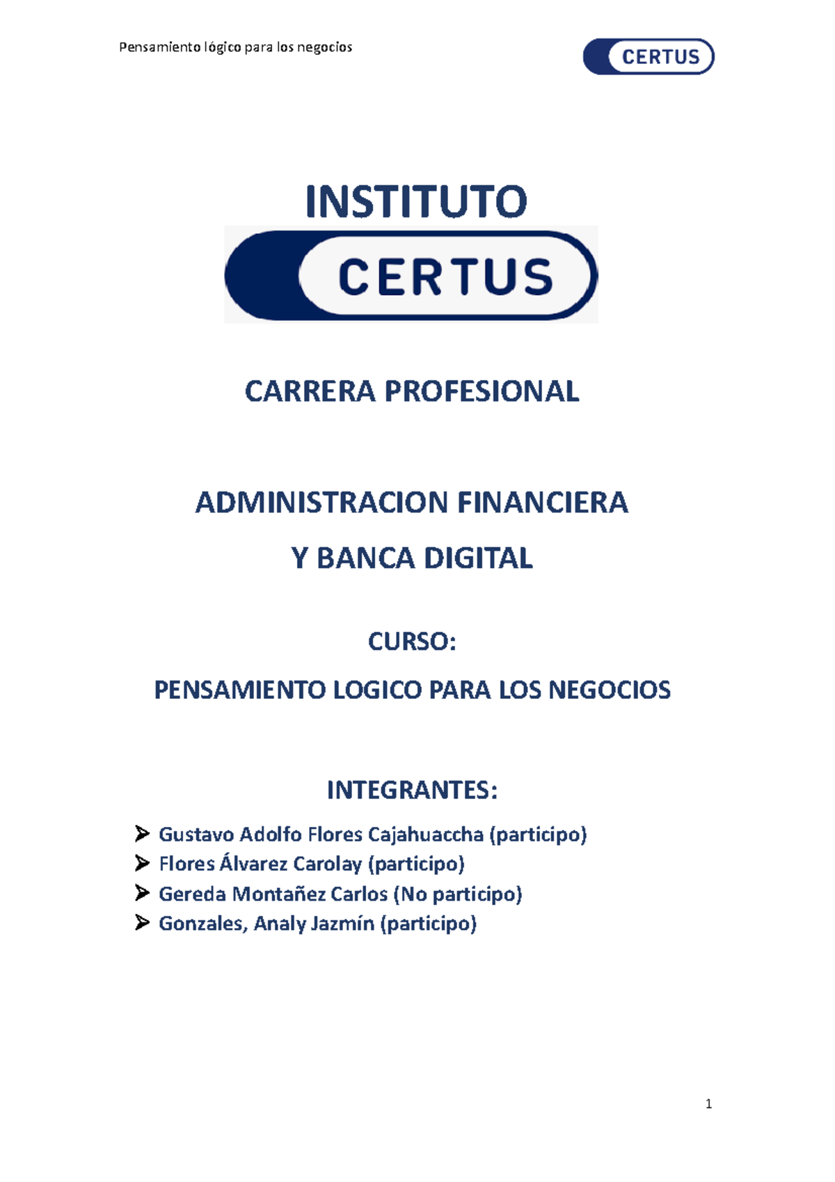 Sesión 12 Ejercicios ecuaciones - CARRERA PROFESIONAL ADMINISTRACION FINANCIERA Y BANCA DIGITAL ...