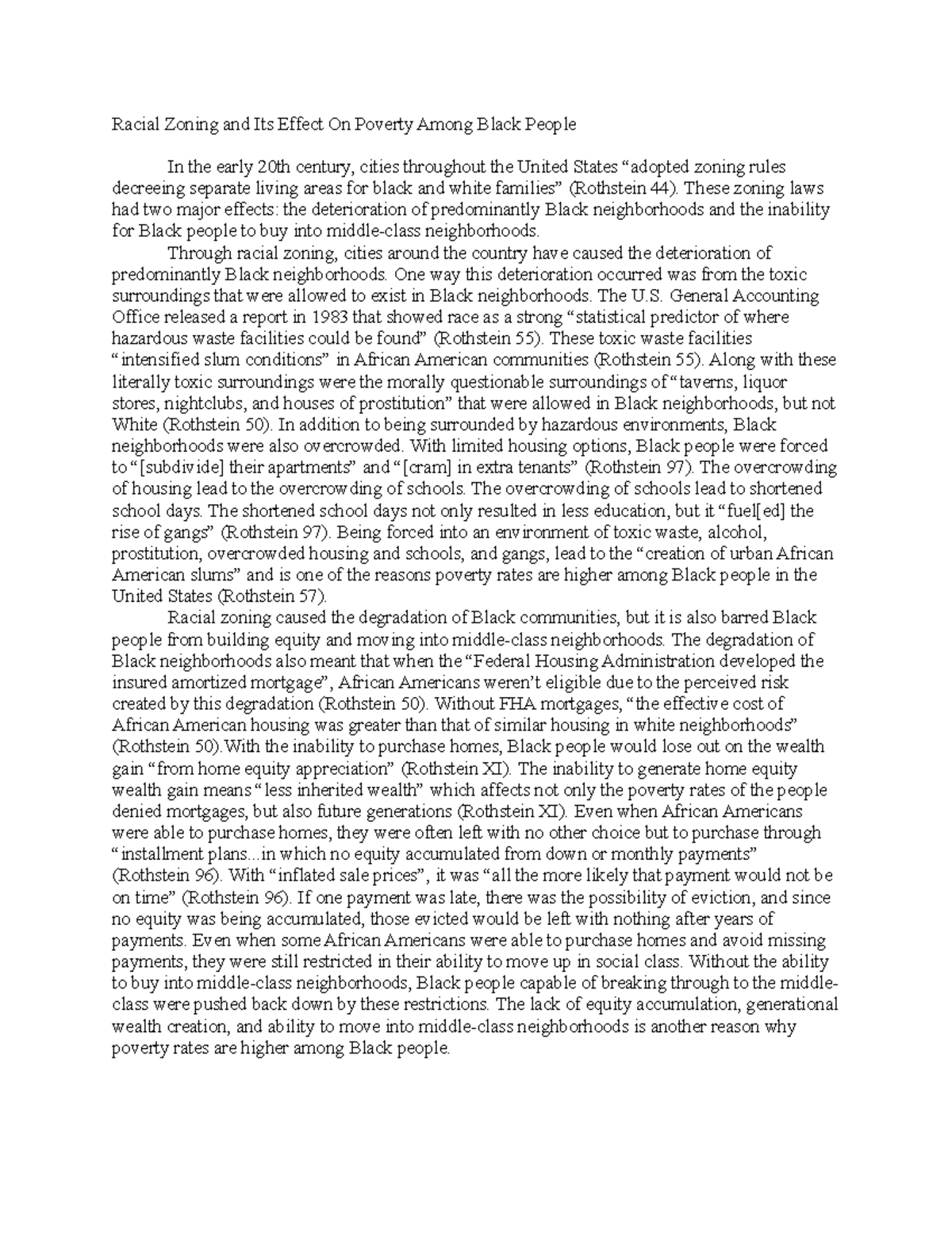 Soc 170 paper exampe 2 - Exemplar Essay SOC 170 Example 3 - Racial ...