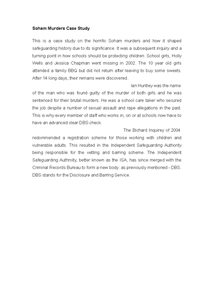 Maria Colwell Case Study - Maria was born in March of 1965. After being ...