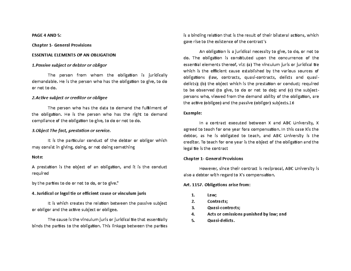 CHAPTER 1- GENERAL PROVISION PAGE 4 AND 5 - PAGE 4 AND 5: Chapter 1 ...