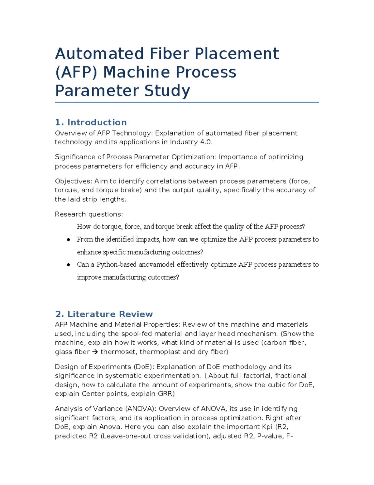 Baris MA gliederung-2-2 - Automated Fiber Placement (AFP) Machine ...