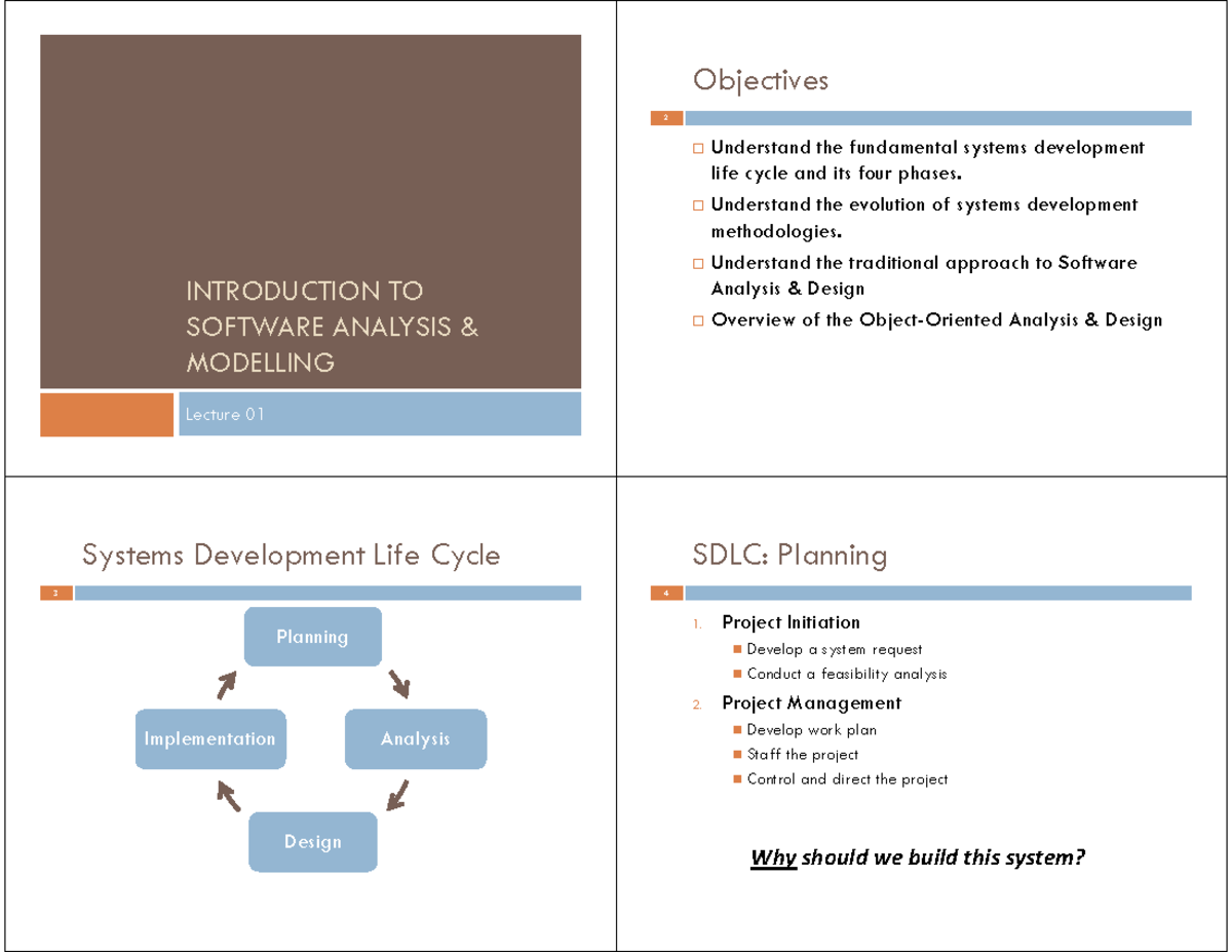 Lecture 01 - Introduction - Objectives 2 Understand the fundamental ...