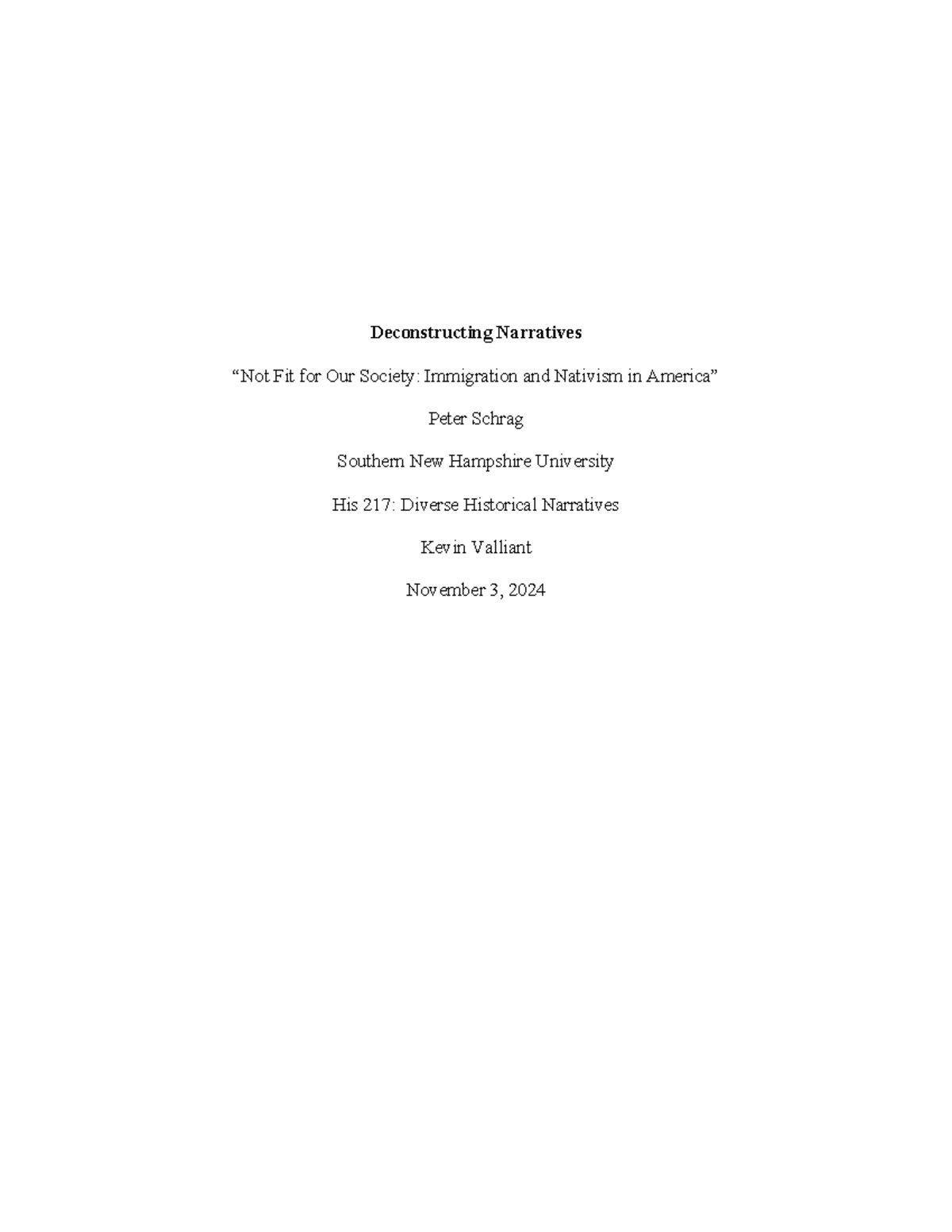 Deconstructing Narratives Guidelines - immigration policy beliefs and prejudices that have ...