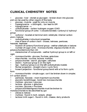 Clinical Chem 1 MTAP Reviewer - 1 INTRODUCTION TO CHEMISTRY CLINICAL ...