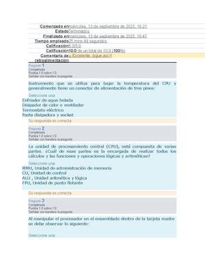 Programacion estructurada Examen 2 - Comenzado en miércoles, 1 de noviembre de 2023, 08: Estado ...
