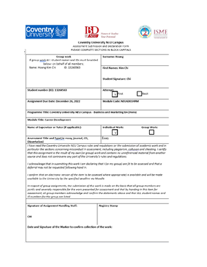 ASM IMC A1 - Intergrated Marketing Communication - ASM IMC A1. Table of Contents - Studocu