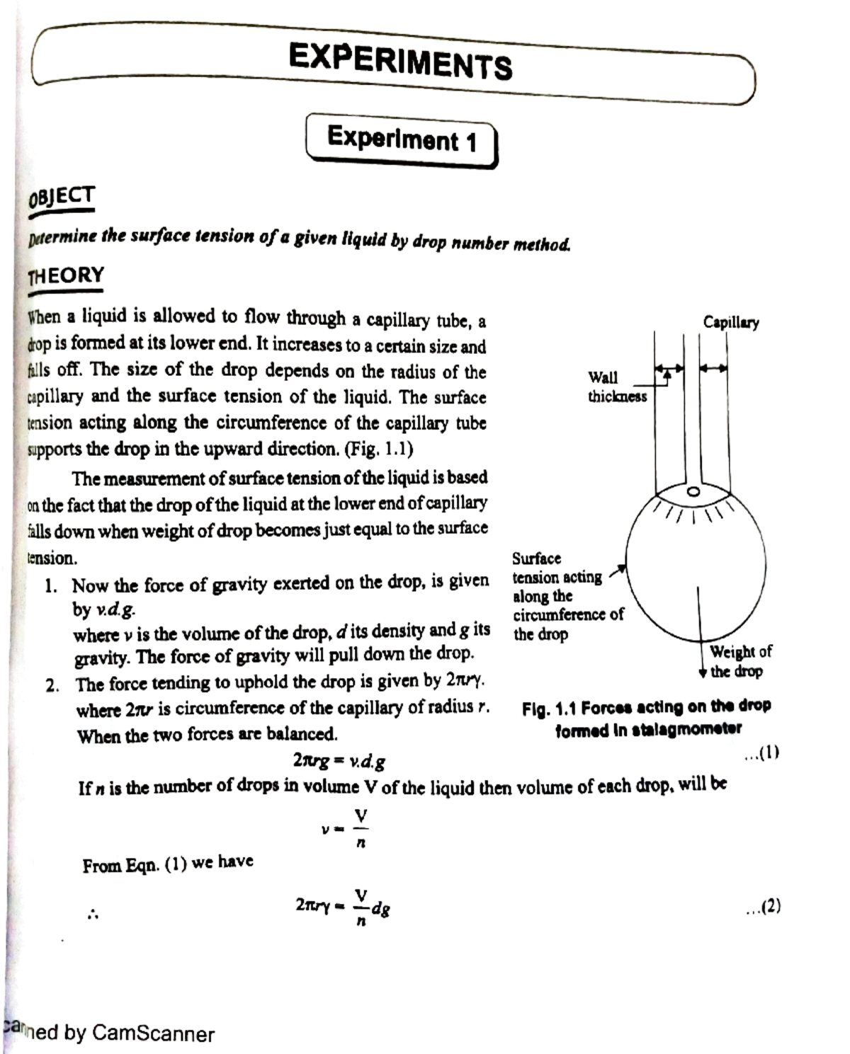 Chemistry practical Experiment 1 ah aha ahwhaha - EXPERIMENTS ...