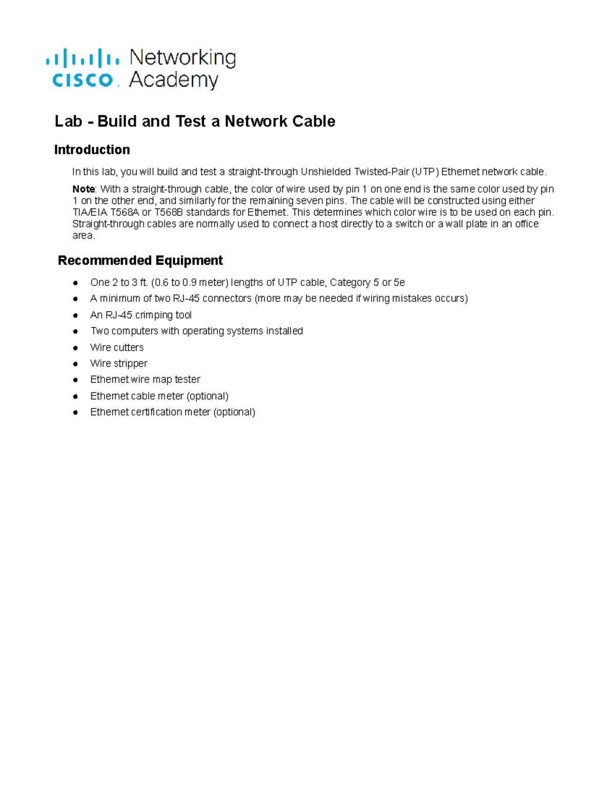 Kami Export - Cable-constuction-lab - Lab - Build and Test a Network ...