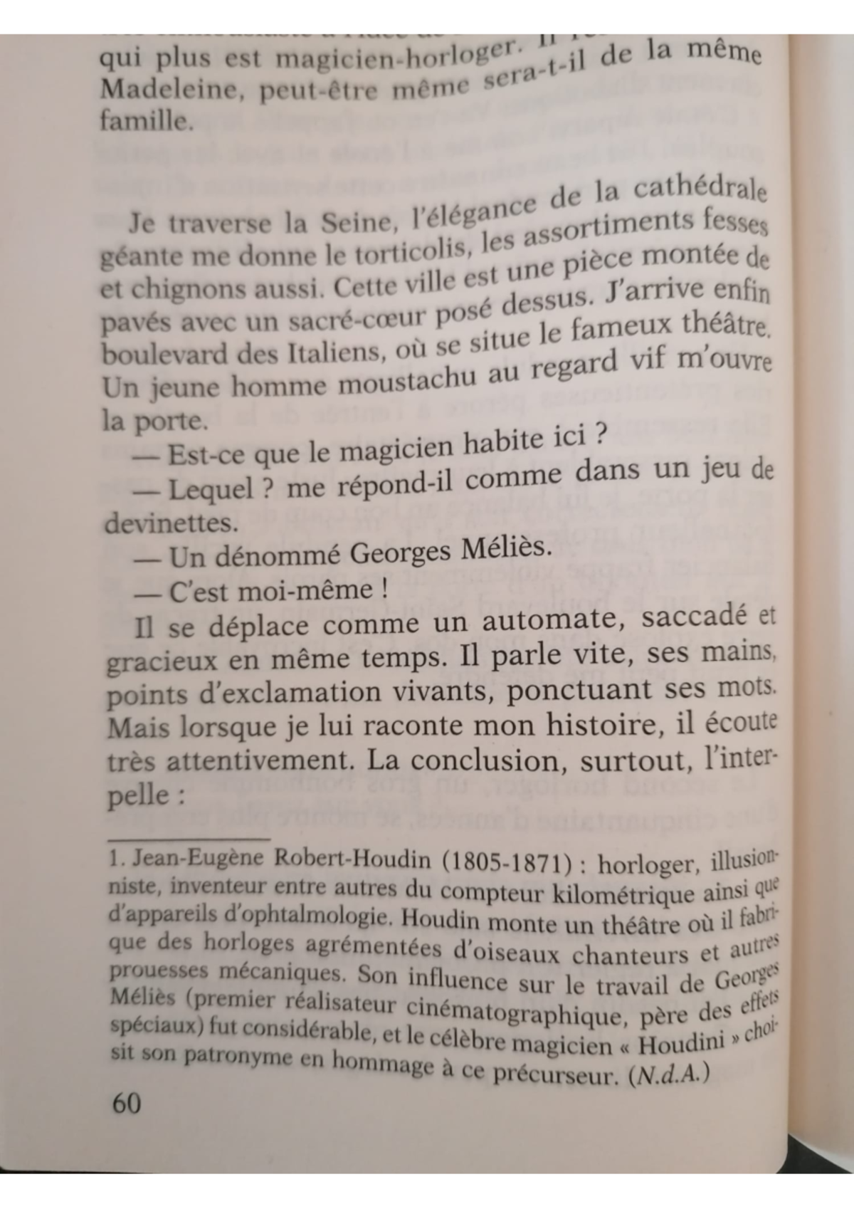 Extrait 3 - La Mécanique du coeur - Traducción Literaria - Studocu