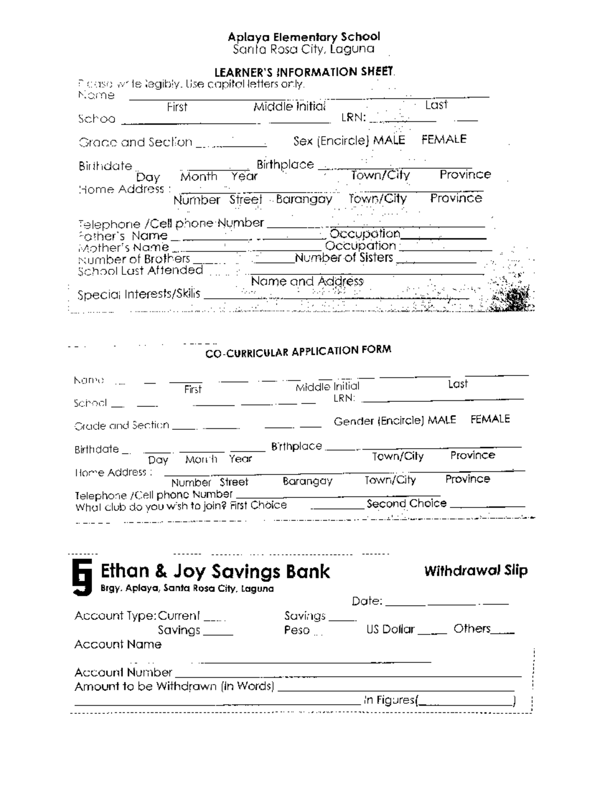 Pang-English Forms gred - Accountancy - Studocu