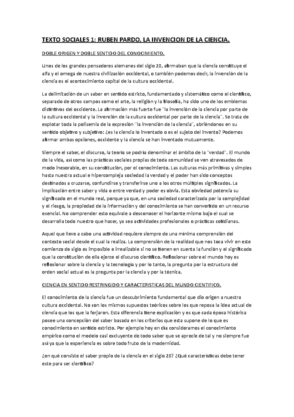 Texto Sociales 1 definitivo - TEXTO SOCIALES 1: RUBEN PARDO, LA ...