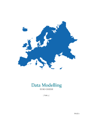 Unit 5 LAB example - Unit 5 DATA MODELLING | Unit 5 | 23/10/ Functional specification The ...