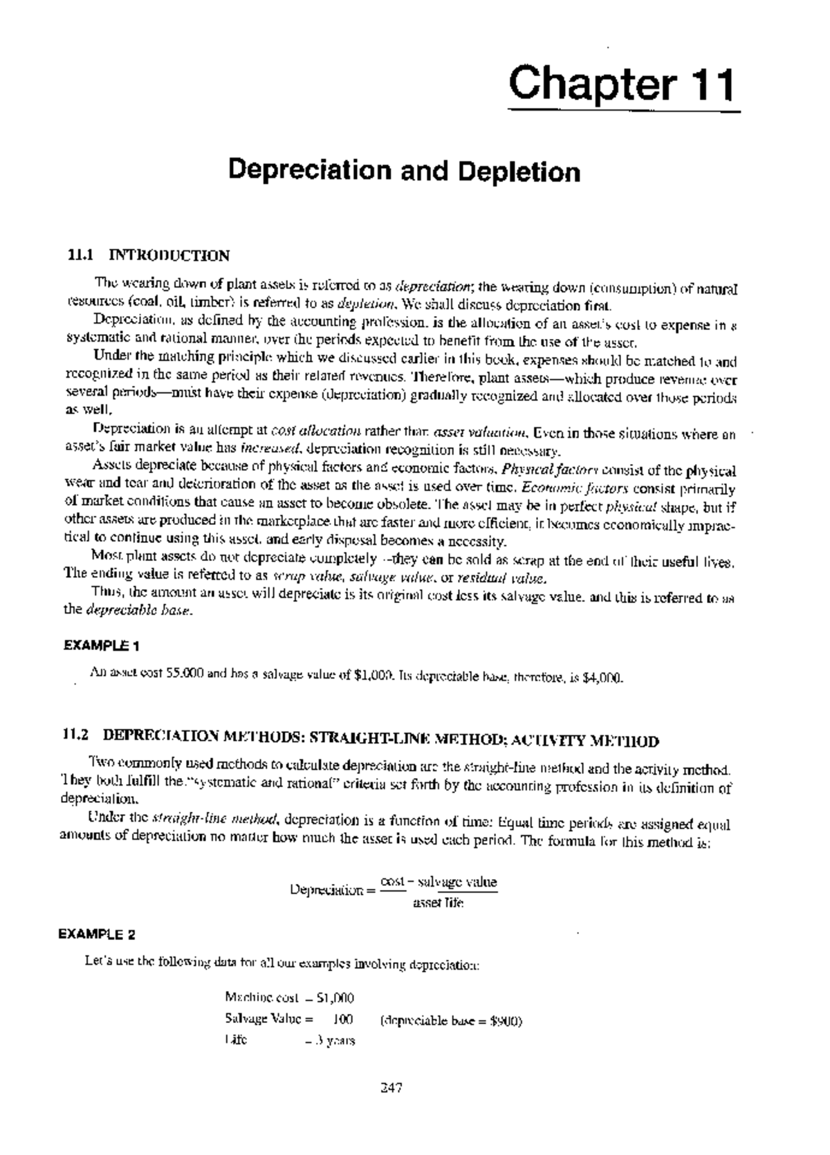 Chapter 4- Depreciation AND Depletion - Management Accounting - Studocu