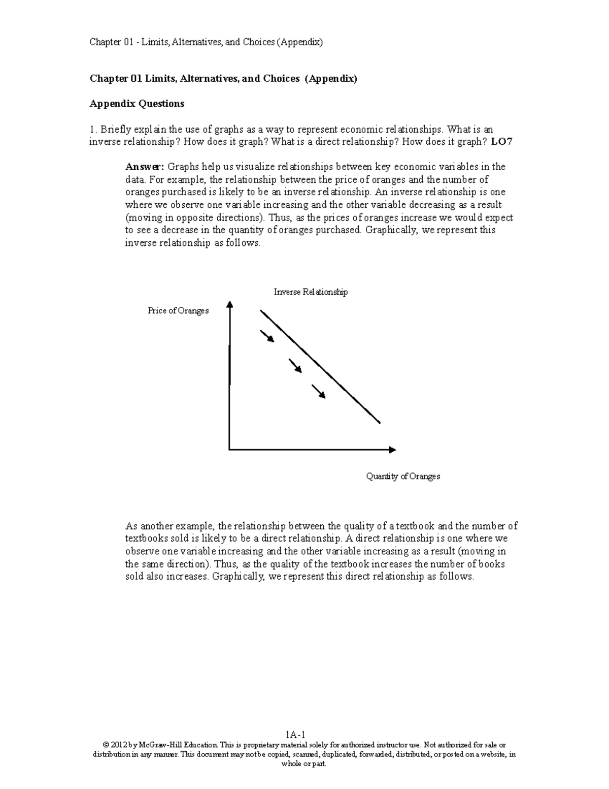 Chap001 App - Chapter 01 Limits, Alternatives, and Choices (Appendix ...