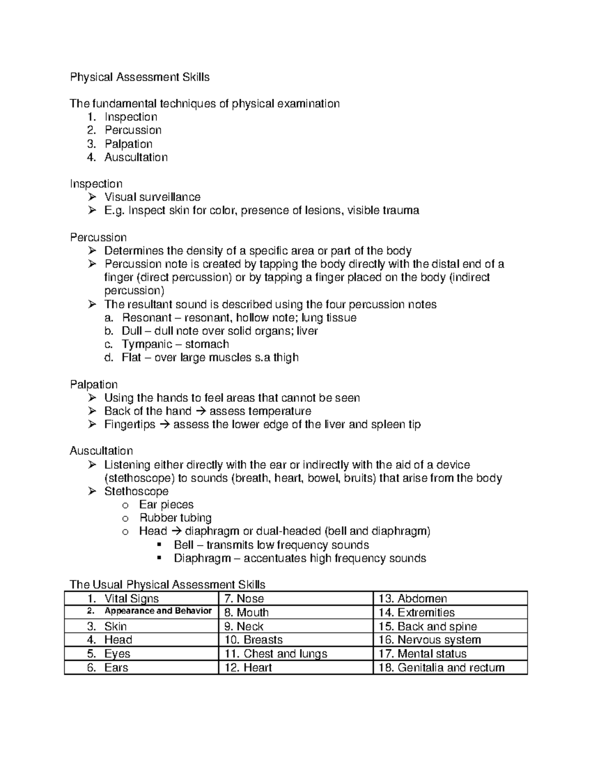 Lec-5 - Lecture about physical assessment skills. Hope this lecture can ...