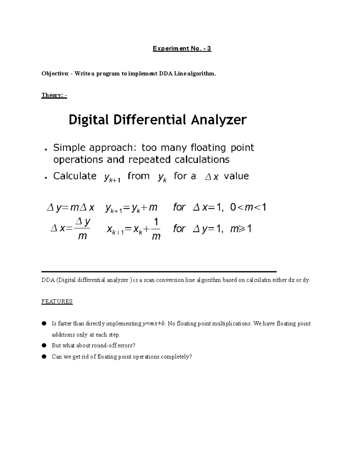 Cgm Exp3 4 And 5 Experiment No 3 Objective Write A Program To