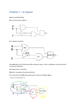 Exercice-circuit-logiques - Exercice : Chapitre 1 : Les circuits ...