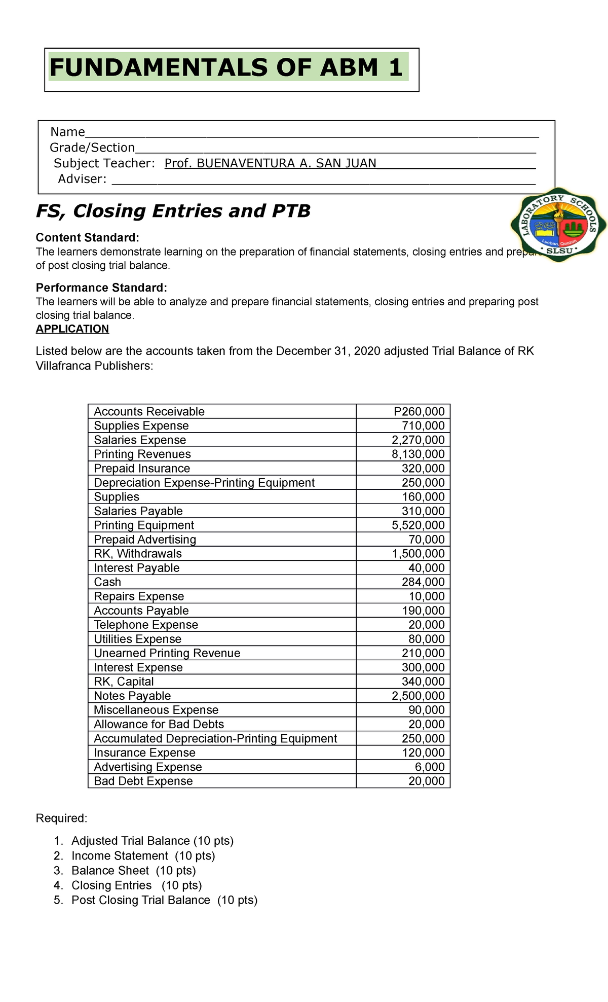 Quiz on FS, CE, PTB - sascz - FS, Closing Entries and PTB Content ...