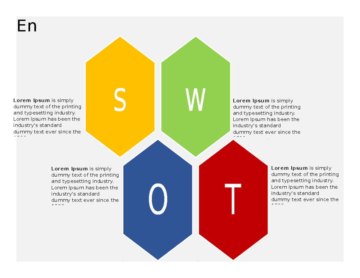 Swot analysis template 09 - En Lorem Ipsum is simply dummy text of the ...