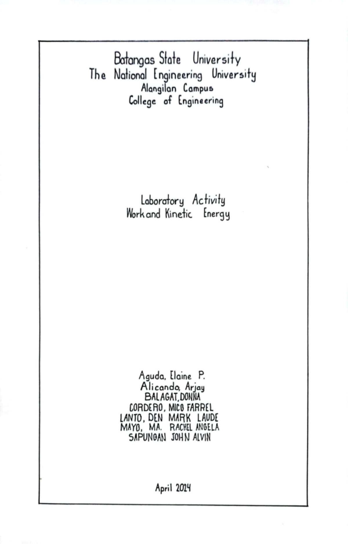 Laboratory-Report- Group-3 - Batangas State University The National Engineering University ...