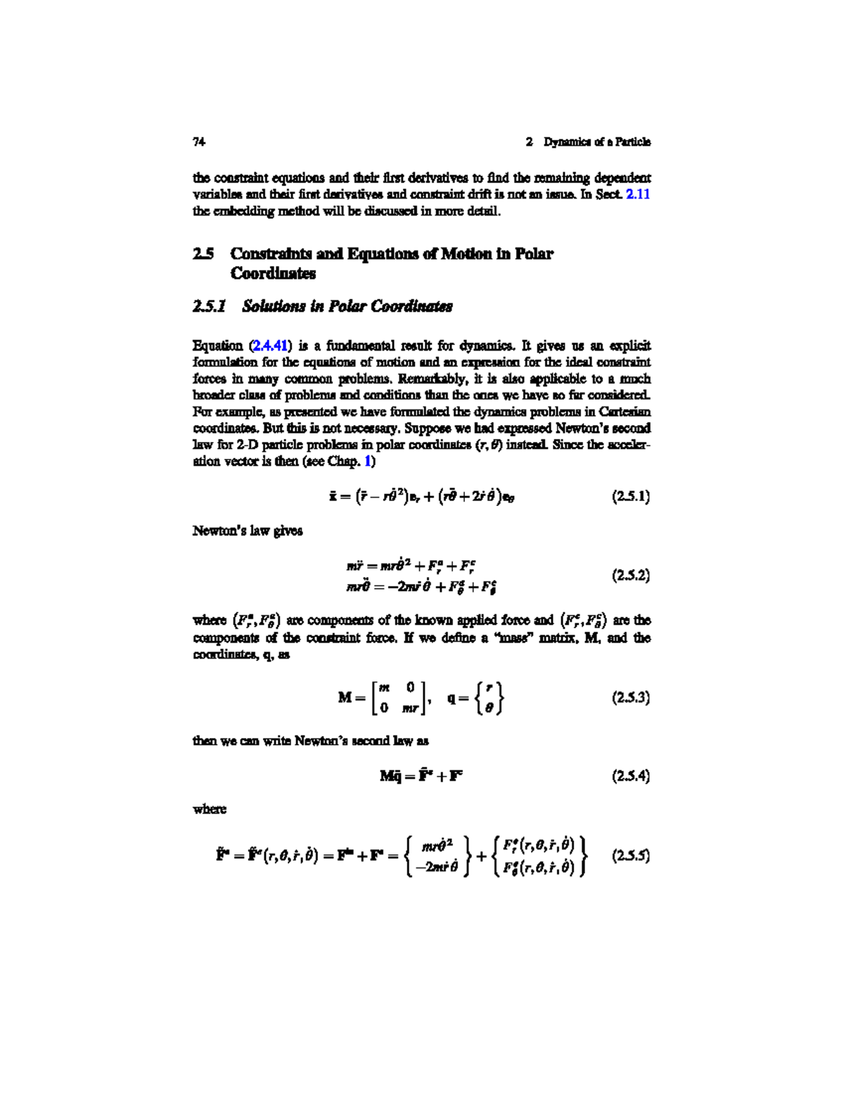 Chapter 2- Dynamics of a Particle(Part 4) Essay - Dynamic of Rigid ...