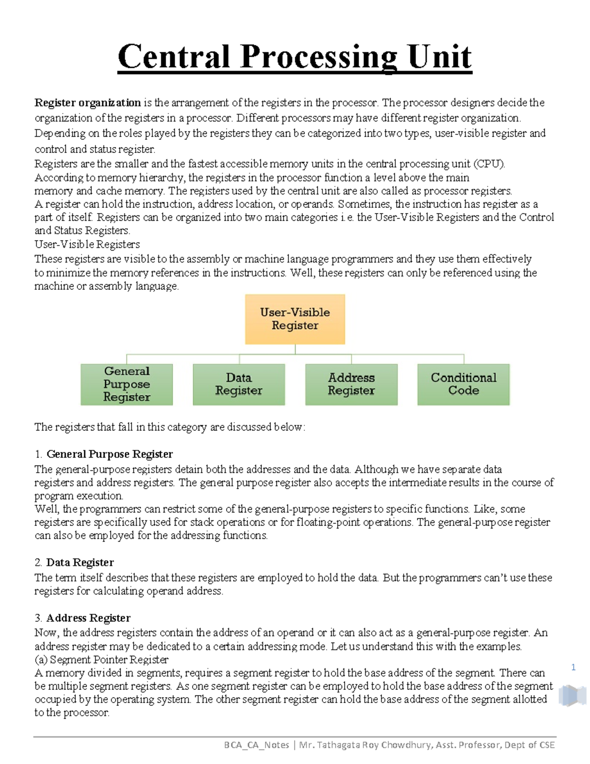 Module 4 BCA CA: BCA Computer Architecture notes - Warning: TT ...