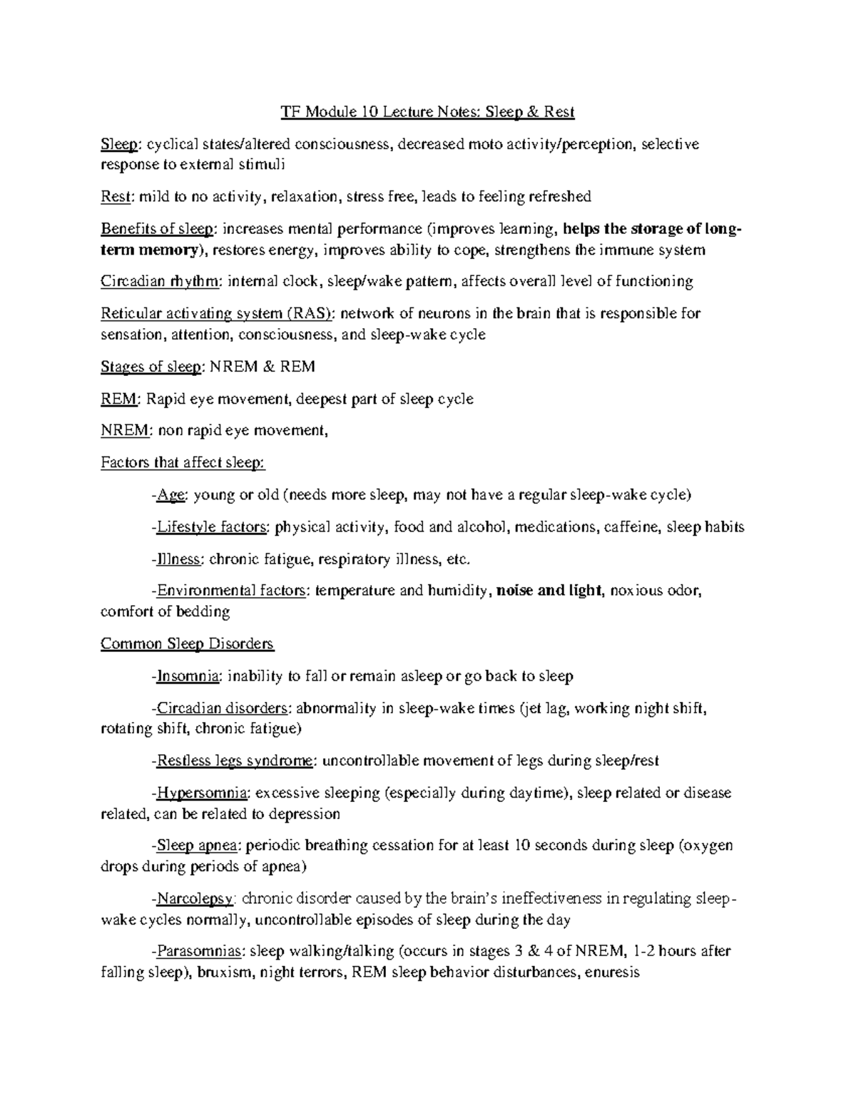 Theoretical Foundations Module 10 Lecture Notes - TF Module 10 Lecture ...