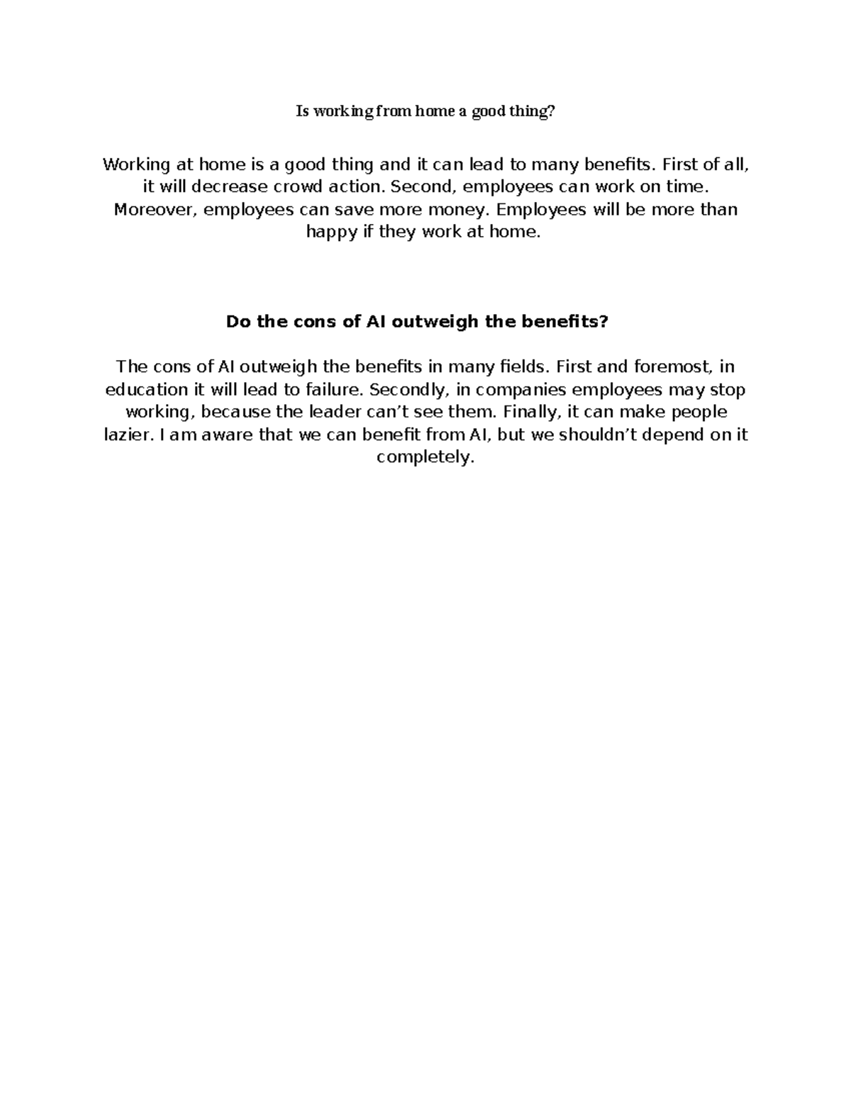 Is working from home a good thing - Is working from home a good thing ...