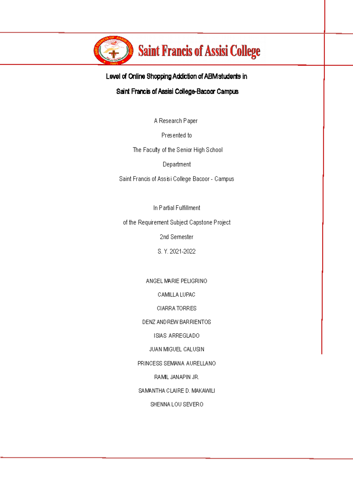 First Page Research 1 - het - Networking - Studocu