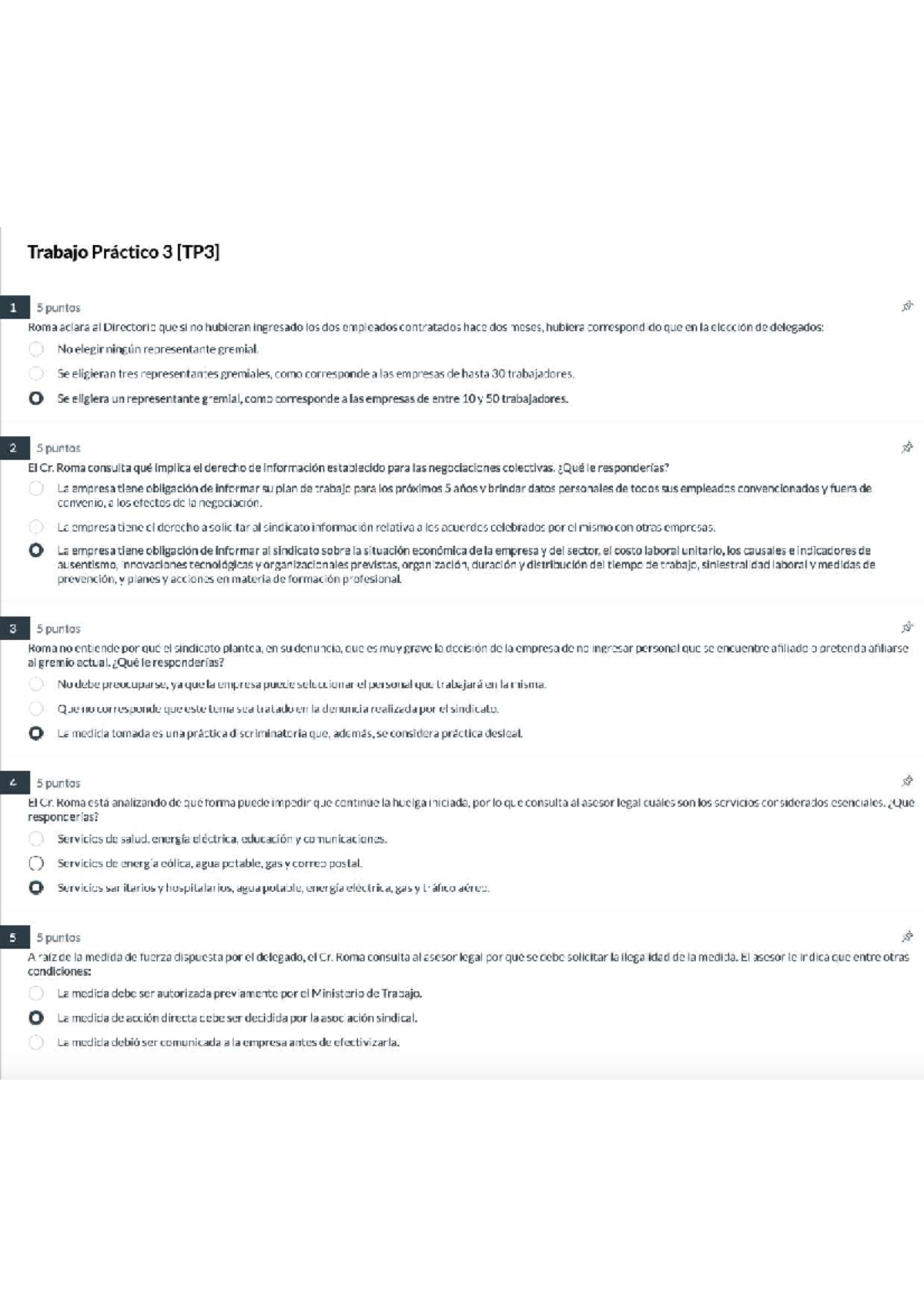 TP3 100% PpioDcho Lab - Principios de Derecho Laboral - Studocu