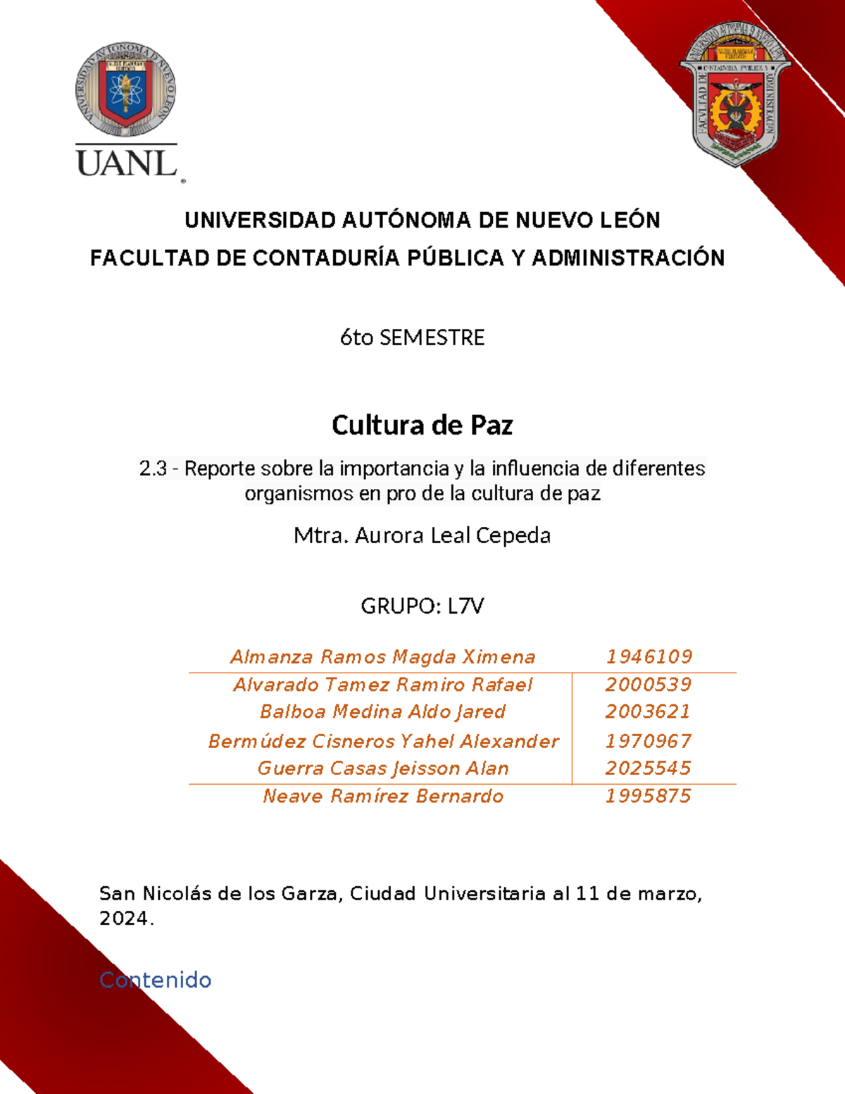 E2 Almanza Ramos - UNIVERSIDAD AUTÓNOMA DE NUEVO LEÓN FACULTAD DE ...